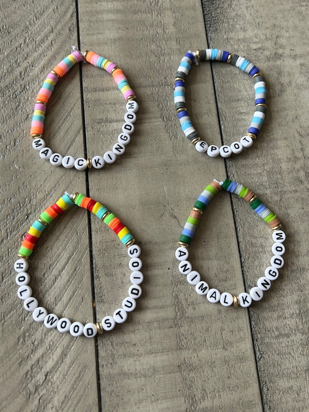 Disney Lovers Park Bracelets, Matching Group Bracelets for Family Trips ...