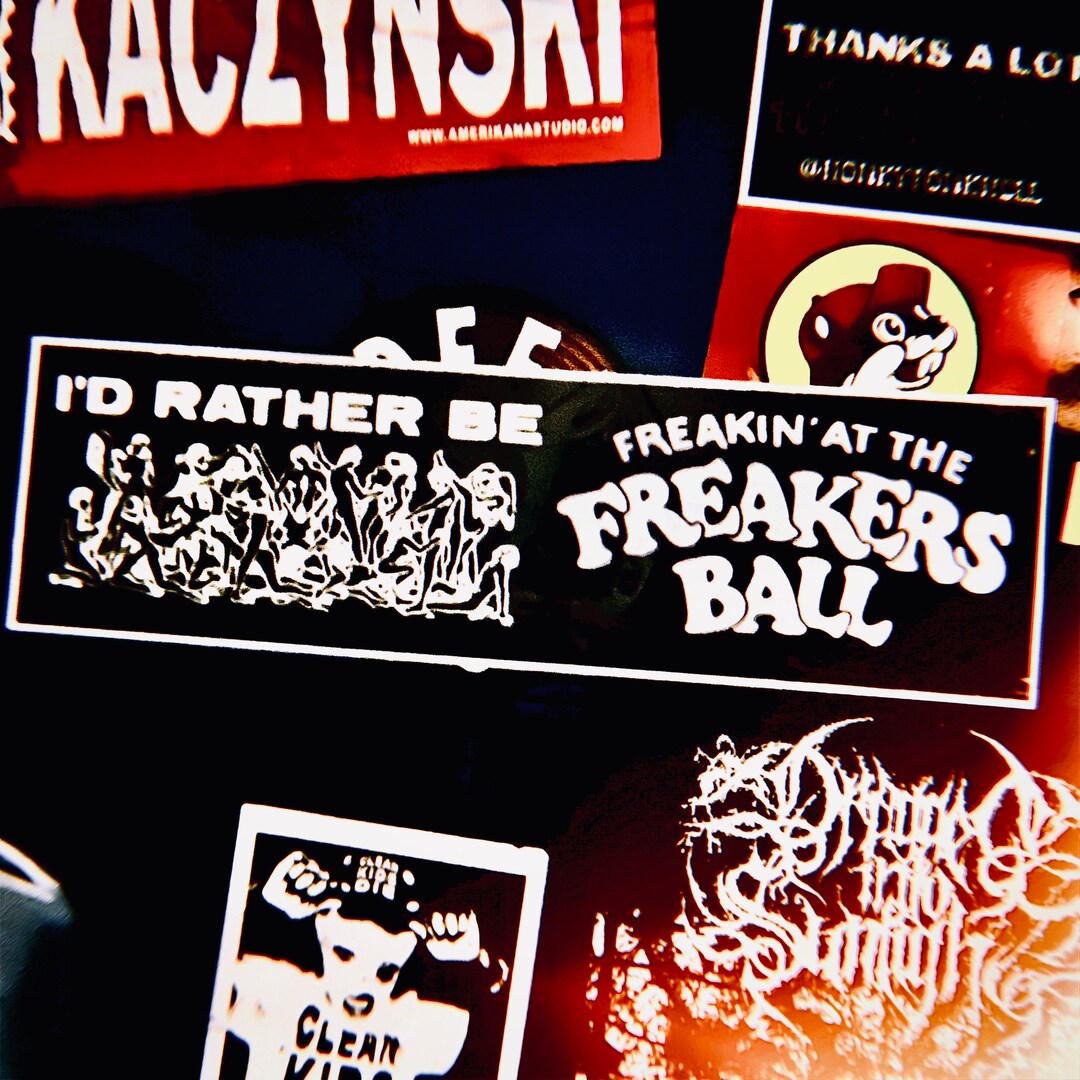 Freakin’ at the Freakers Ball - Bumper Sticker - Etsy
