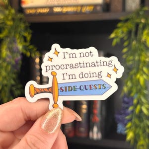 I’m Not Procrastinating I’m Doing Side Quests - Etsy