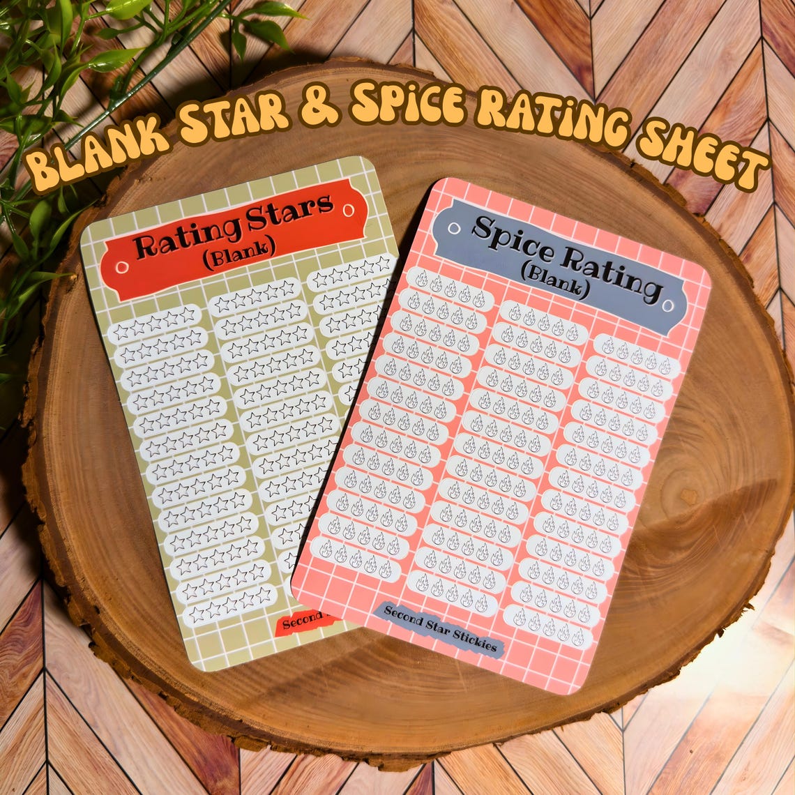Blank Star Rating Stickers | Journal Accessories, Book/movie Review ...