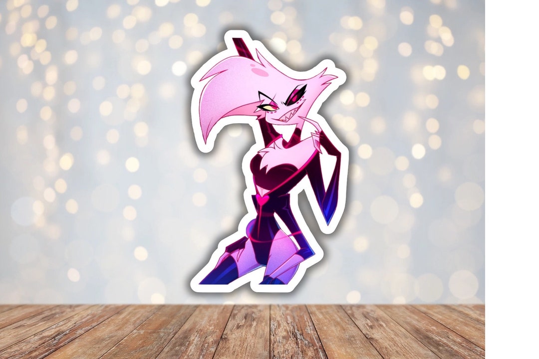 Hazbin Hotel Sticker Angel Dust Black Suit - Etsy