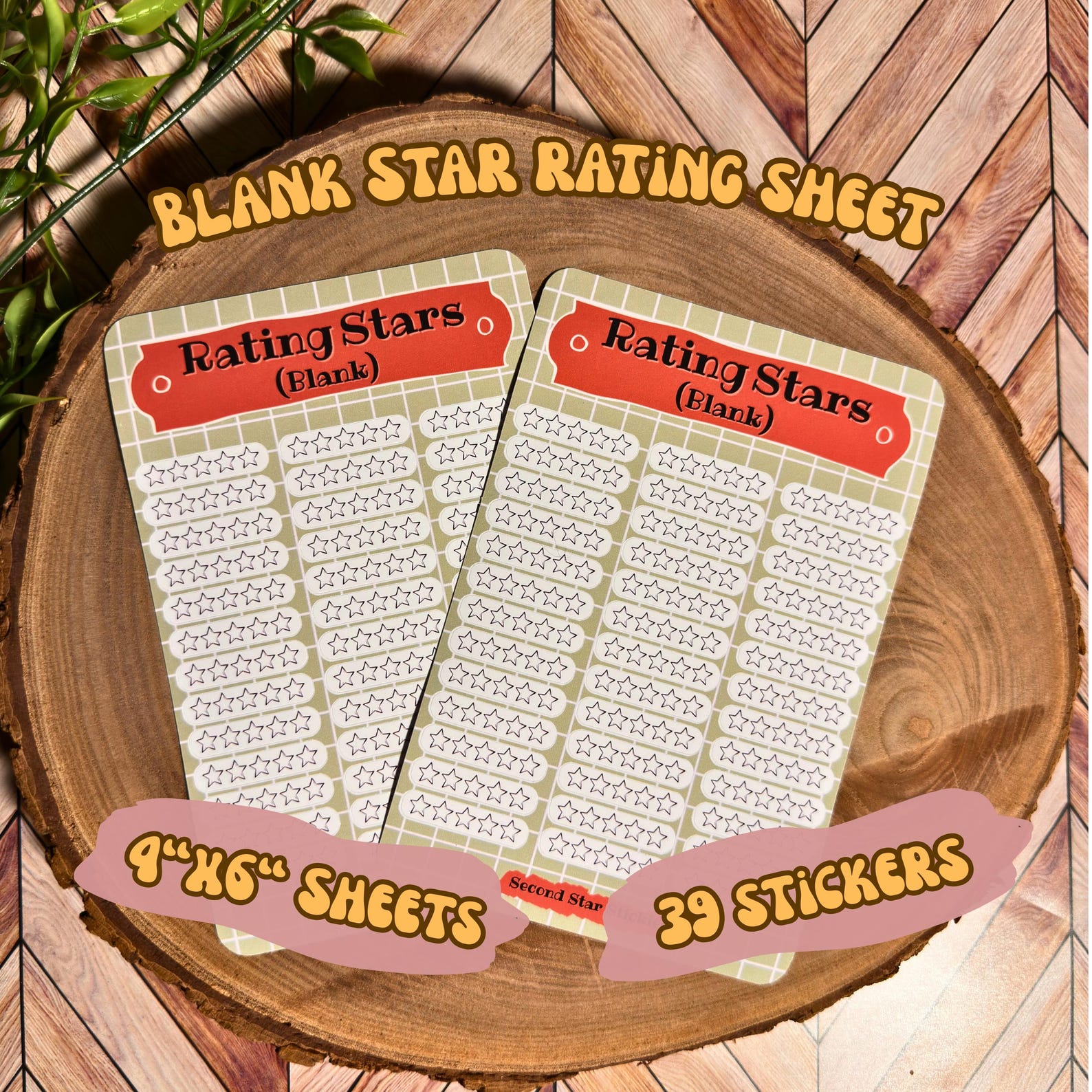 Blank Star Rating Stickers | Journal Accessories, Book/movie Review ...
