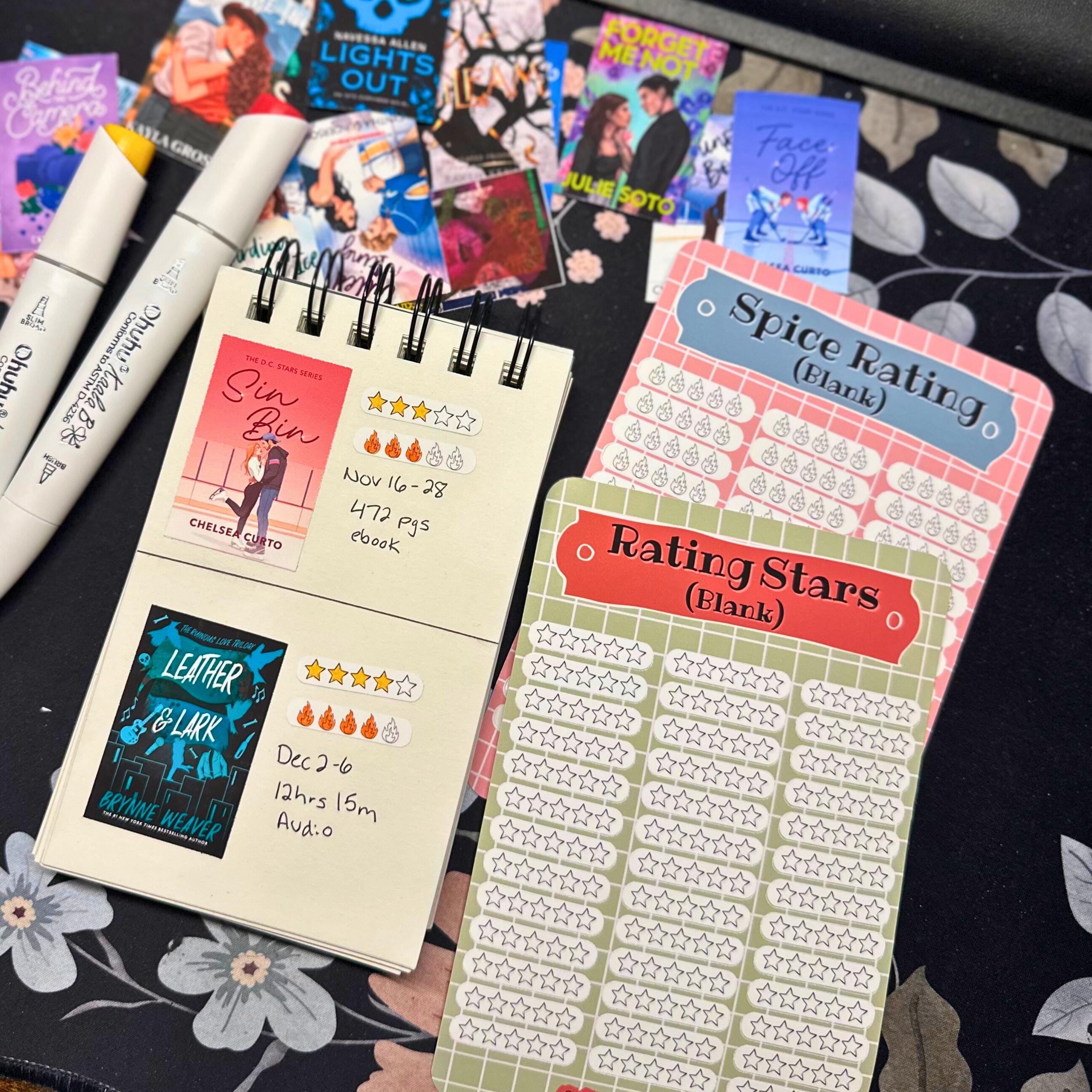 Blank Star Rating Stickers | Journal Accessories, Book/movie Review ...
