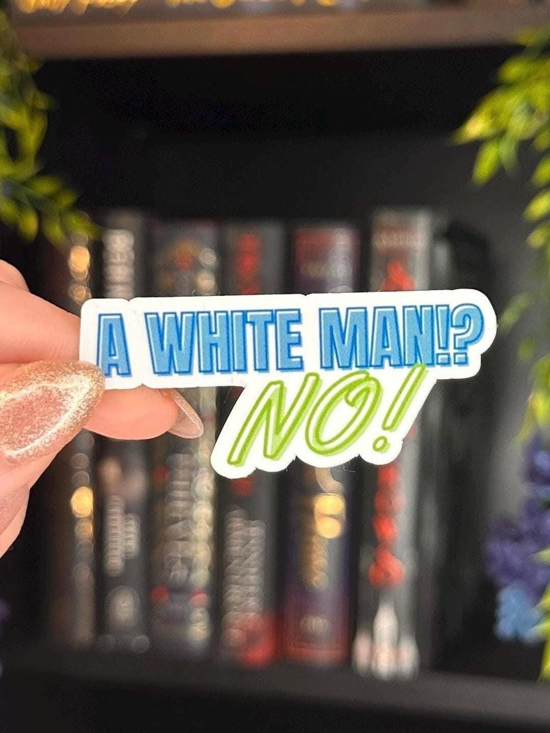 A White Man!? No! Mini Sticker | New Girl | Schmitt - Etsy