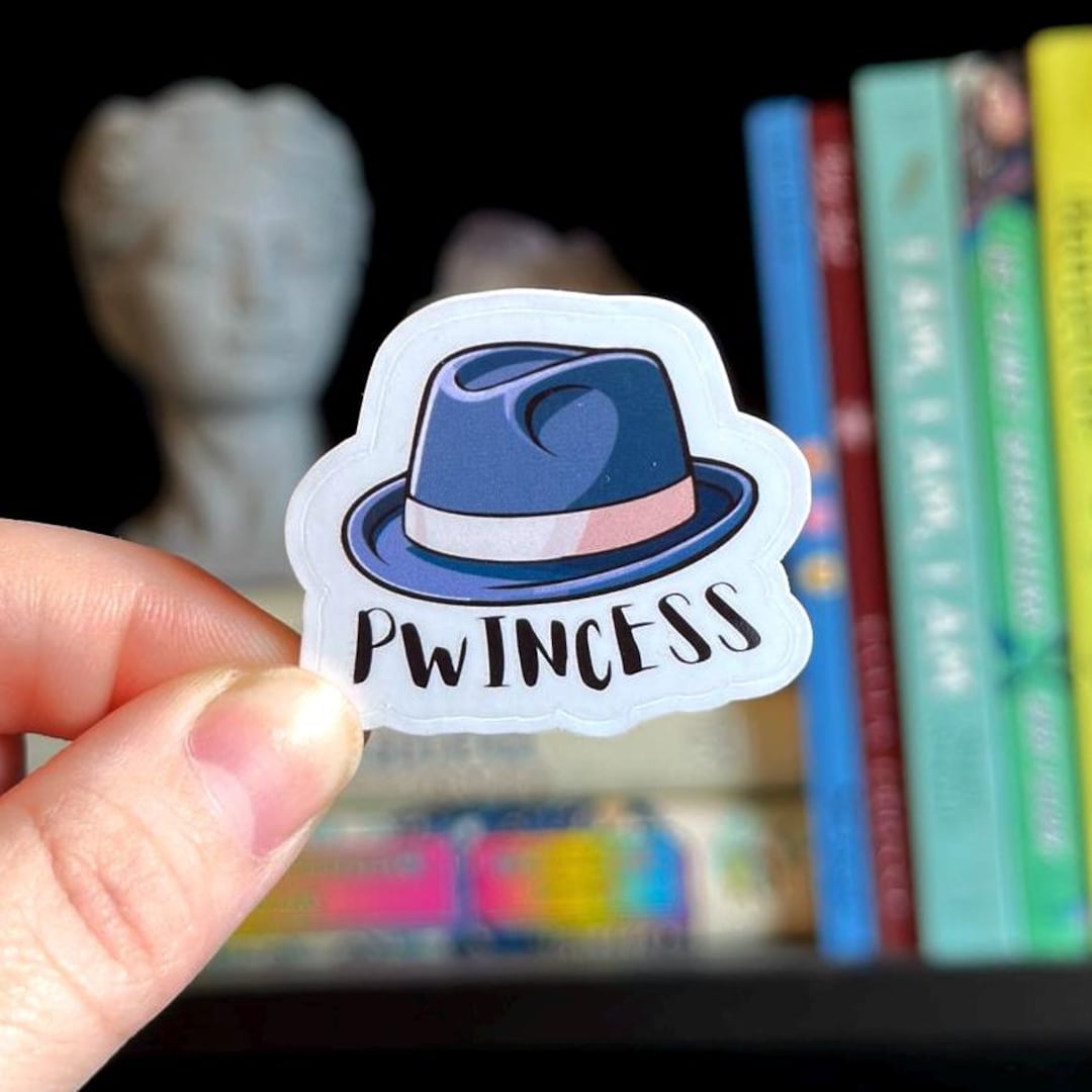 Pwincess Fedora Sticker - Etsy