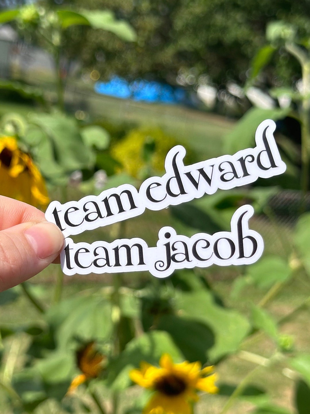 Team Edward Team Jacob Stickers - Etsy