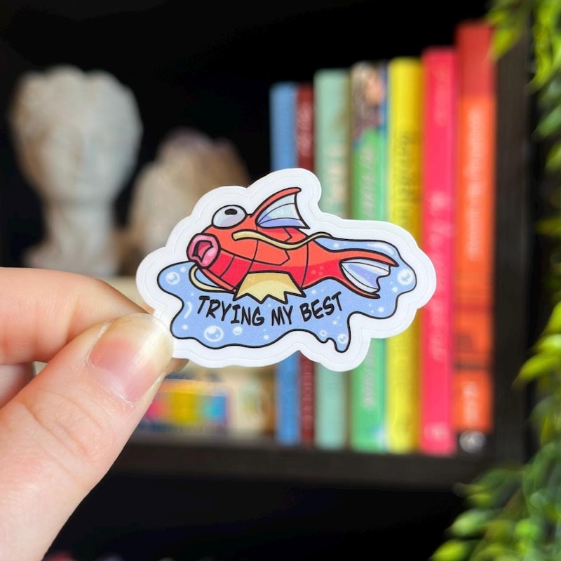 Pikachu Magikarp Stickers - Etsy