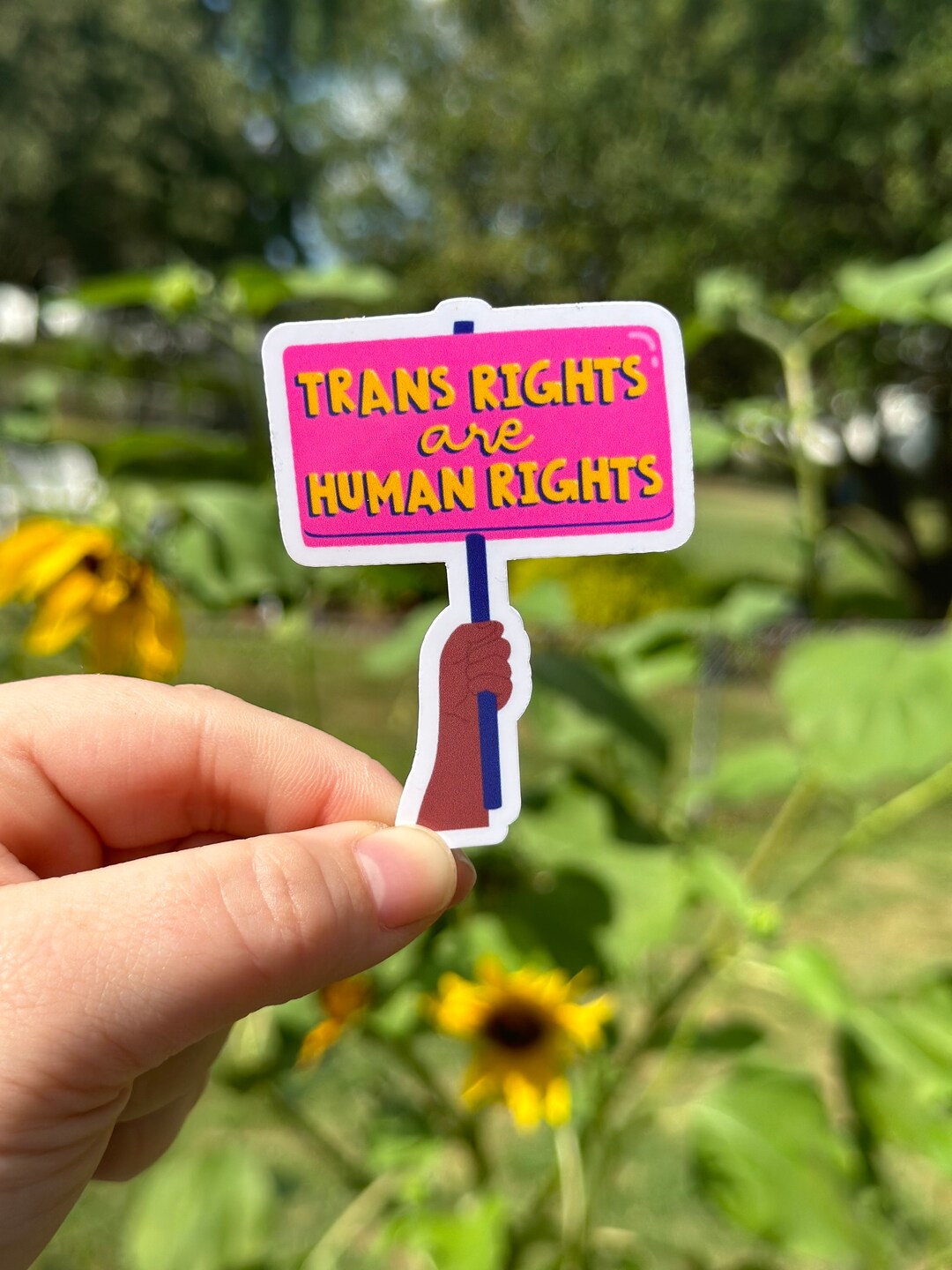 Trans Rights Are Human Rights Sticker - Etsy