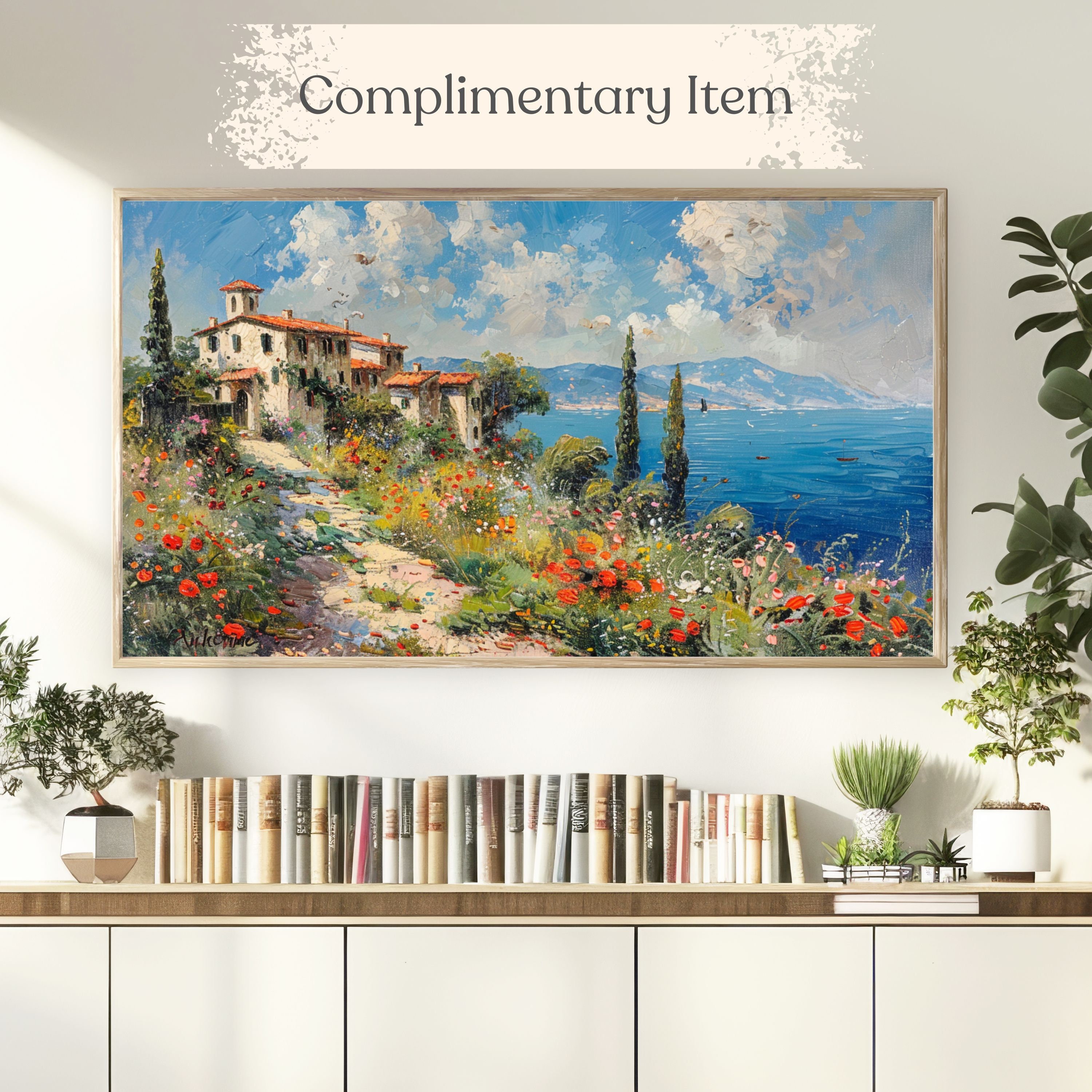 Samsung Frame TV Art Oil Painting Wall Art for Frame Tv Digital Vintage ...