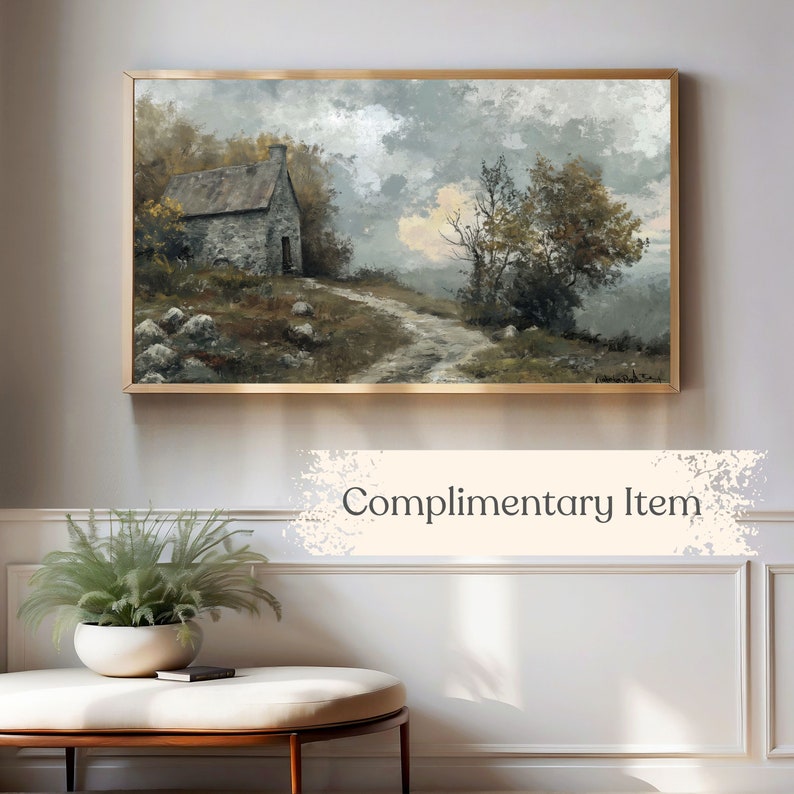 Germany Countryside Samsung Frame TV Art, German Countryside Oil ...