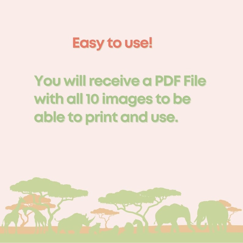 Safari Positive Affirmation Cards Printable Download | for Classroom or ...