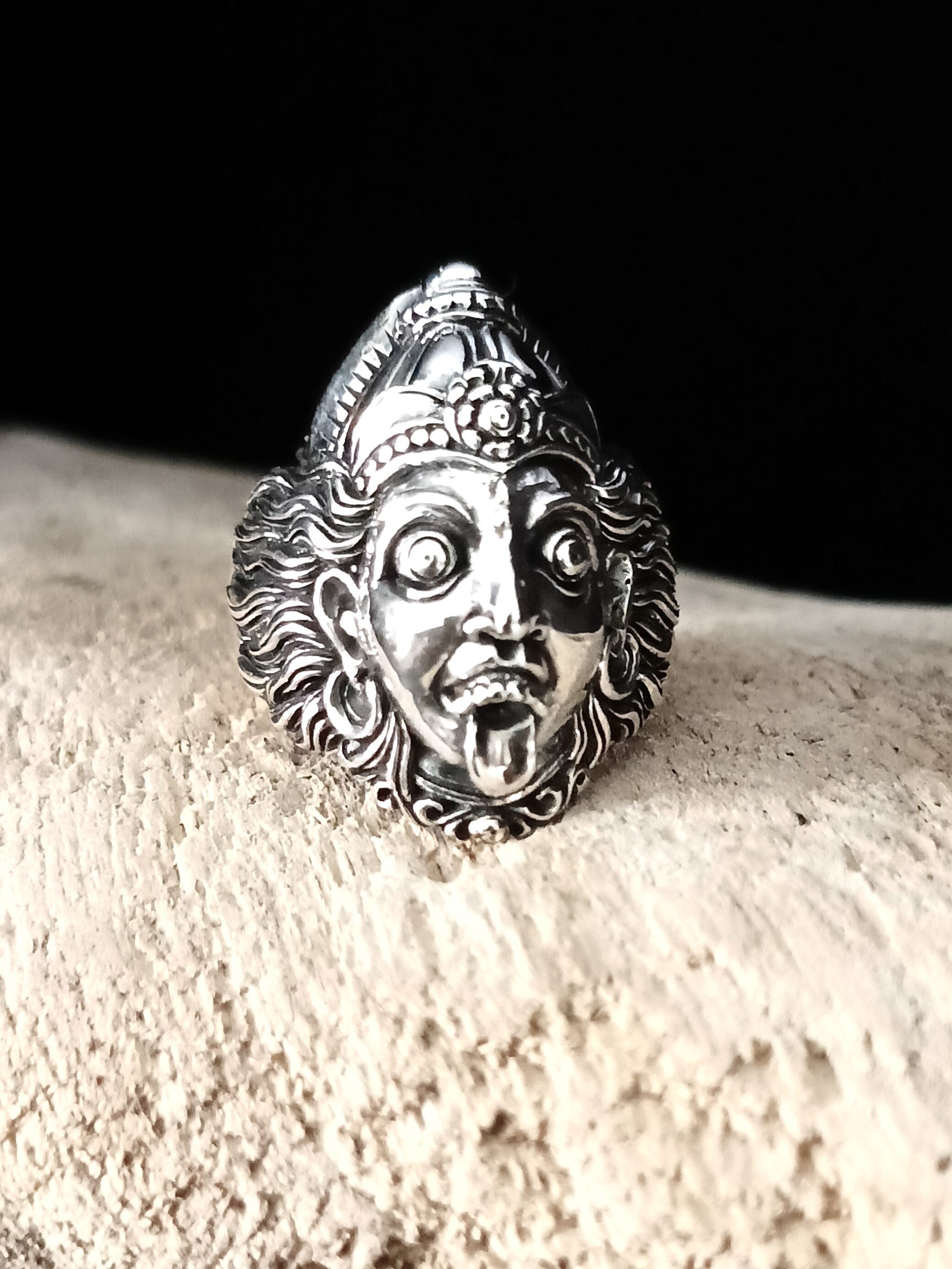 Goddess Ring, Durga Kali , Kali Puja, Hindu Jewelry, Handmade Gifts. - Etsy