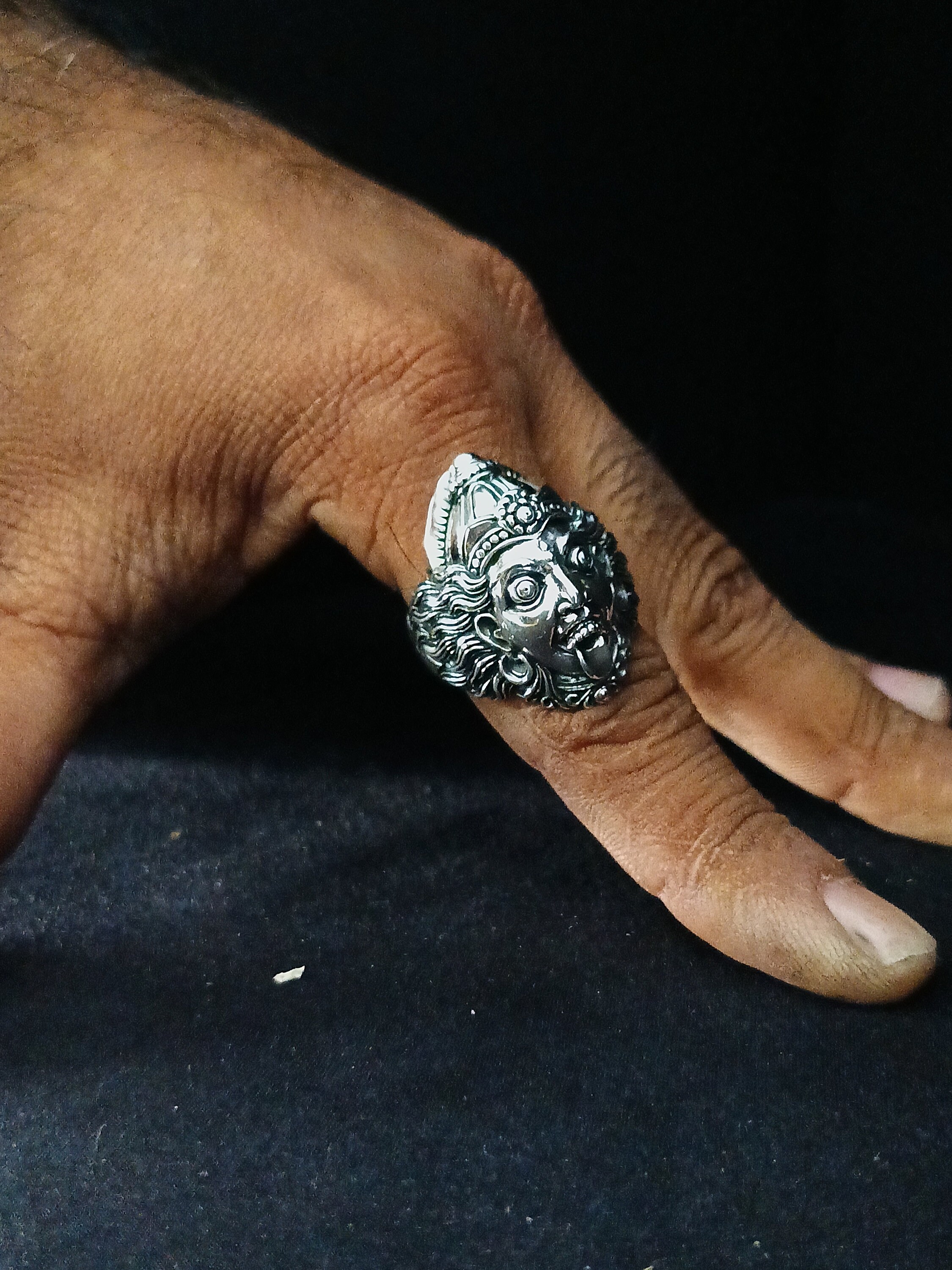 Goddess Ring, Durga Kali , Kali Puja, Hindu Jewelry, Handmade Gifts. - Etsy