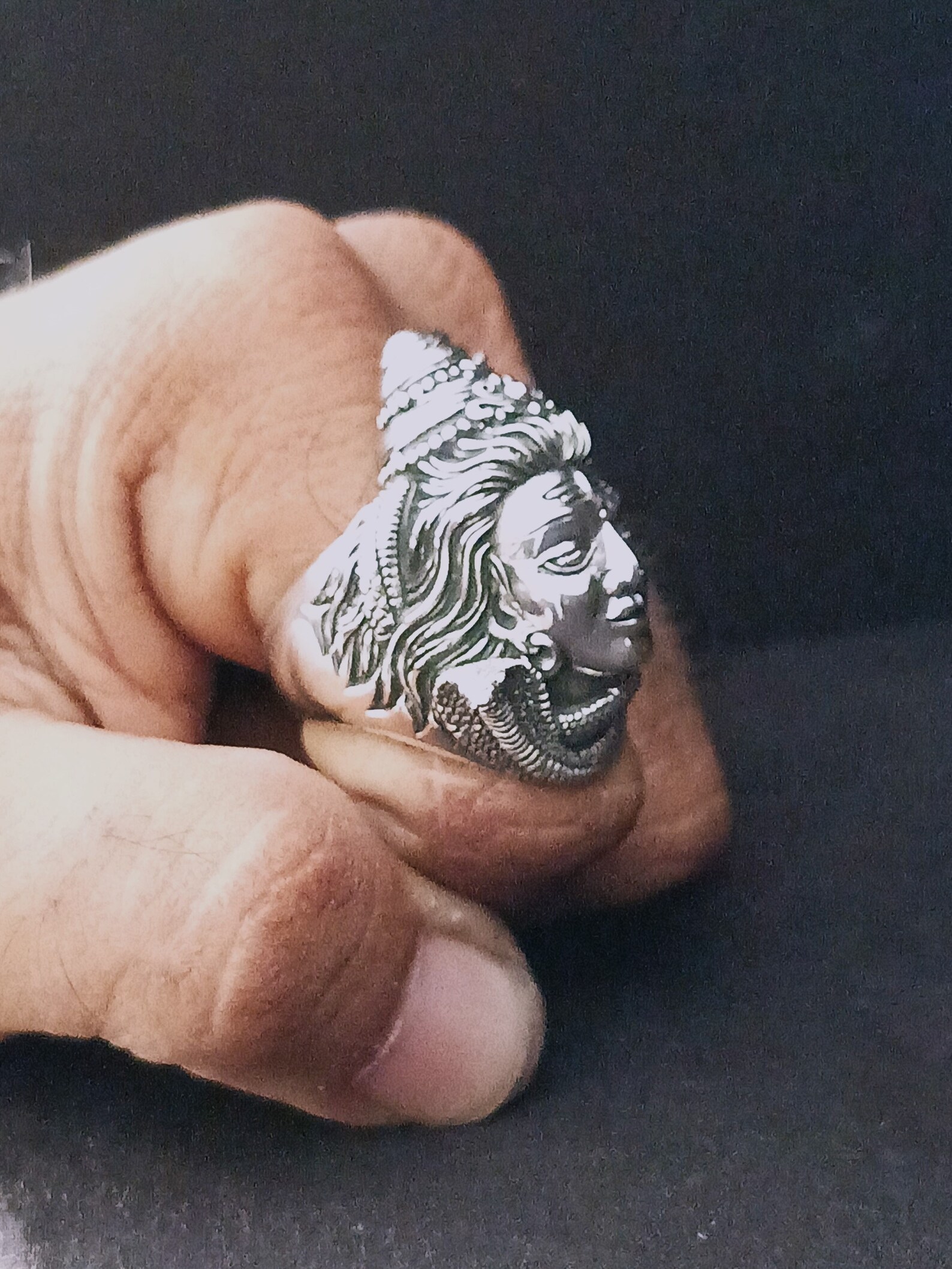 Lord Shiva, Religious Ring, Ethnic Ring, Handmade Jewelry. - Etsy