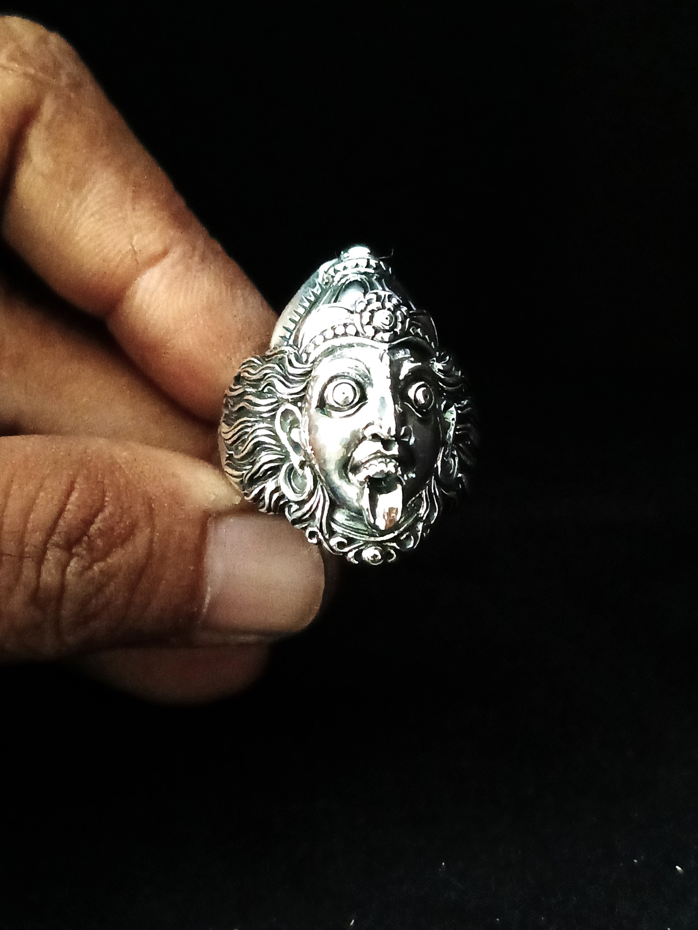 Goddess Ring, Durga Kali , Kali Puja, Hindu Jewelry, Handmade Gifts. - Etsy
