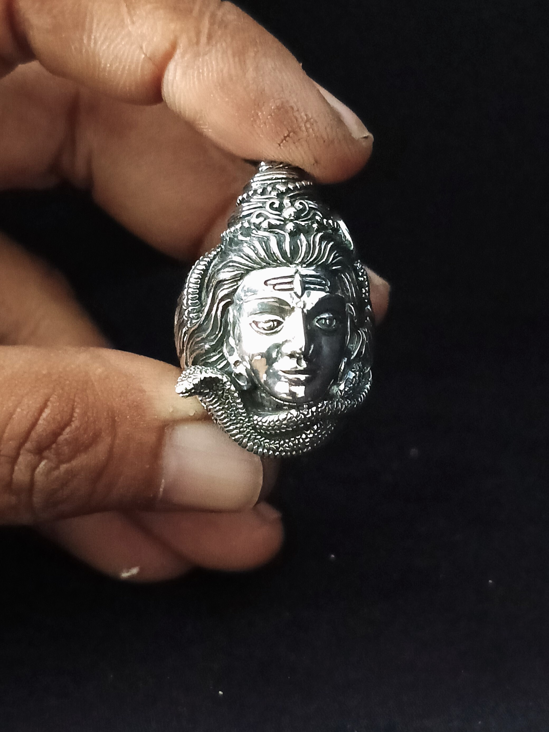 Lord Shiva, Religious Ring, Ethnic Ring, Handmade Jewelry. - Etsy
