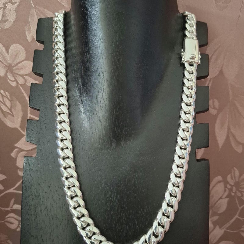 Big Silver Chains for Men - Etsy