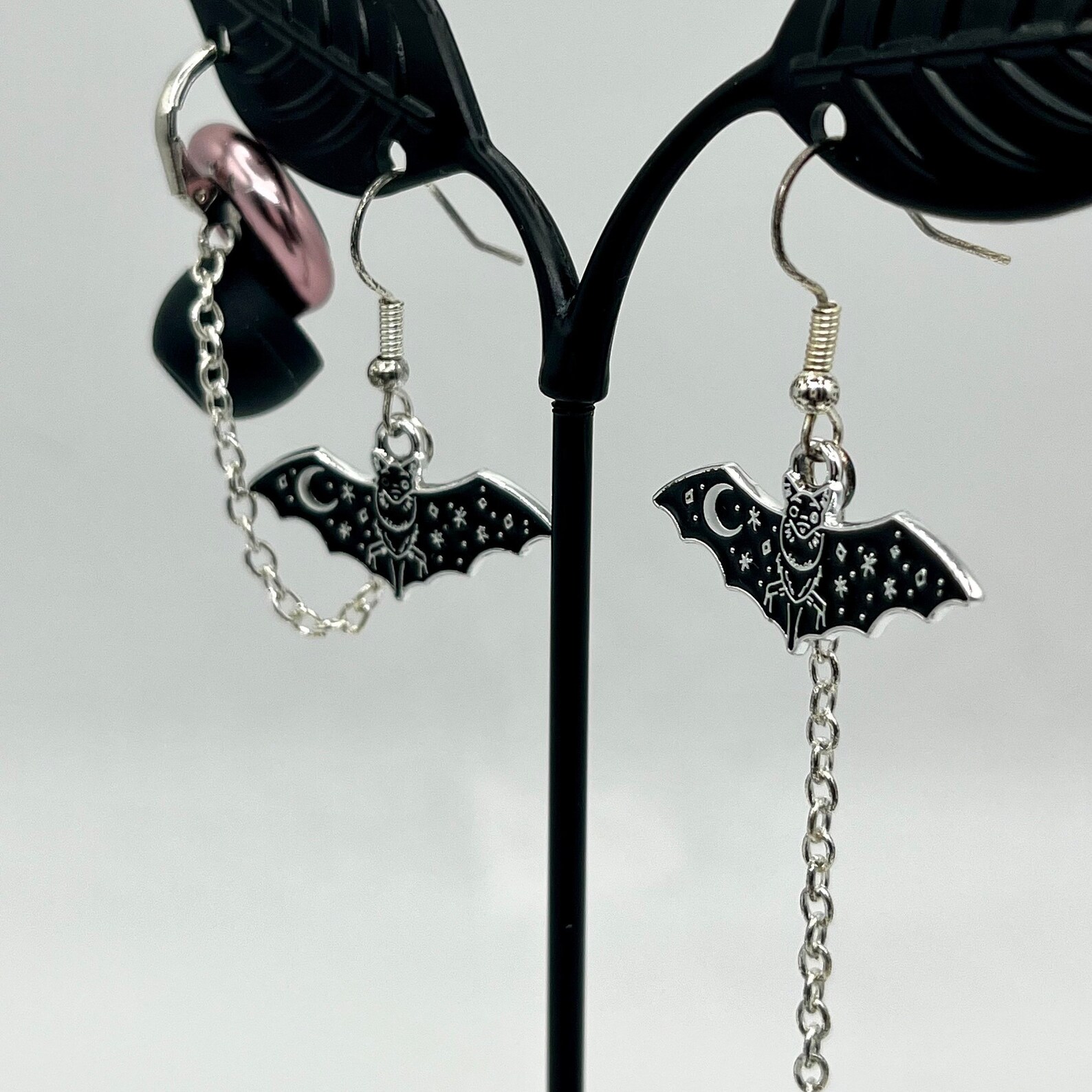 Celestial Bat Loop Earplug or AirPod Earbud Earrings for Autism, ADHD ...