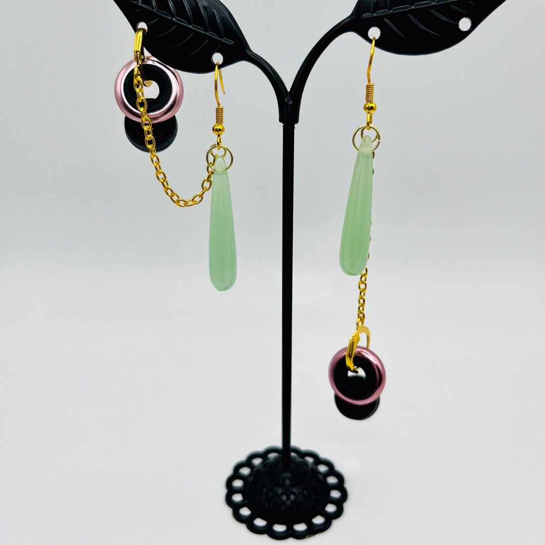 Emerald Drop Earplugs Earrings for Loops or AirPod Earbud Holder ...