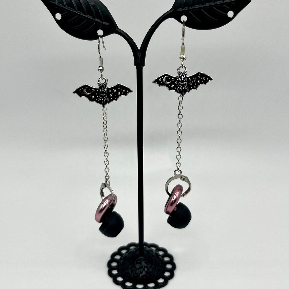 Celestial Bat Loop Earplug or AirPod Earbud Earrings for Autism, ADHD ...