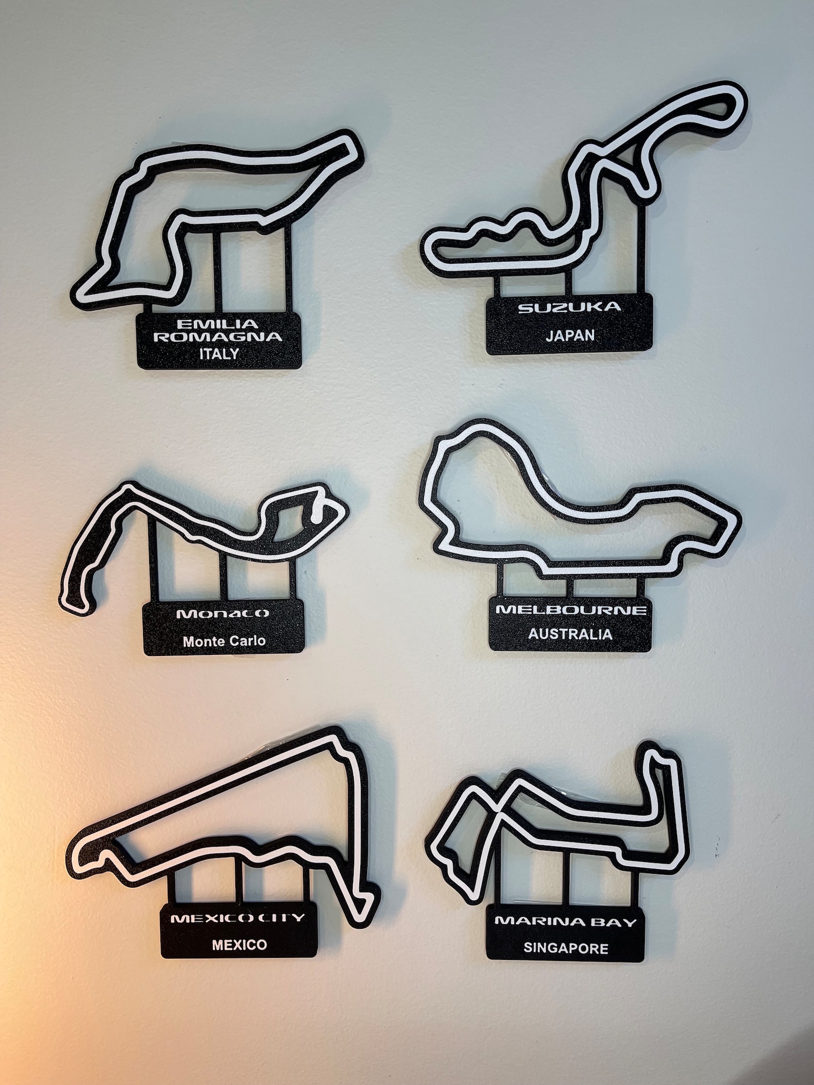 F1 Circuit Collection 2024 3D Printed Tracks Grand Prix Circuit F1 ...