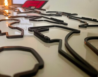 F1 Circuit Collection 2024 3D Printed Tracks Grand Prix Circuit F1 ...