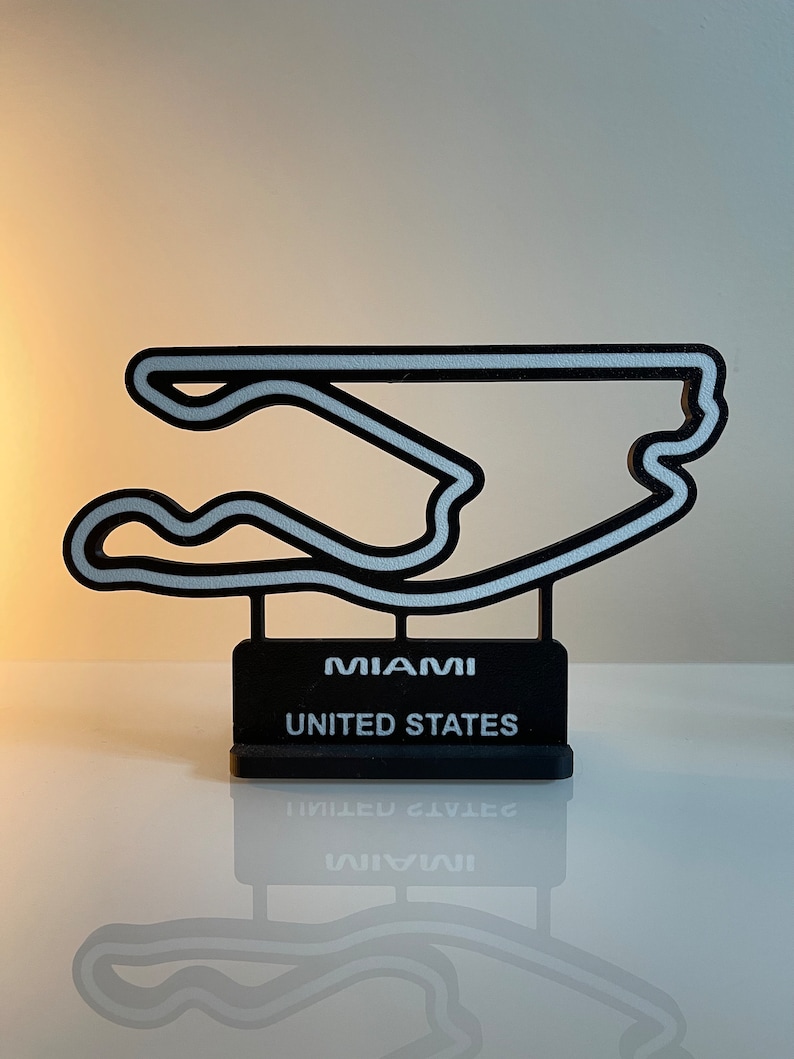 F1 Circuit Collection 2024 3D Printed Tracks Grand Prix Circuit F1 ...