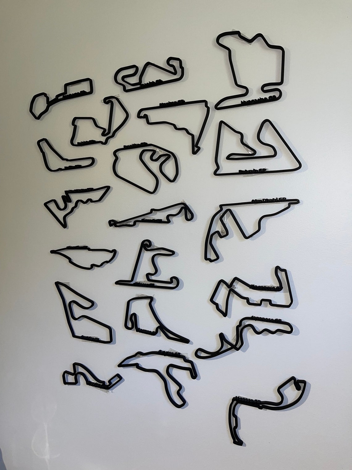 F1 Circuit Collection 21 3D Printed Tracks Grand Prix Circuit F1 Track ...