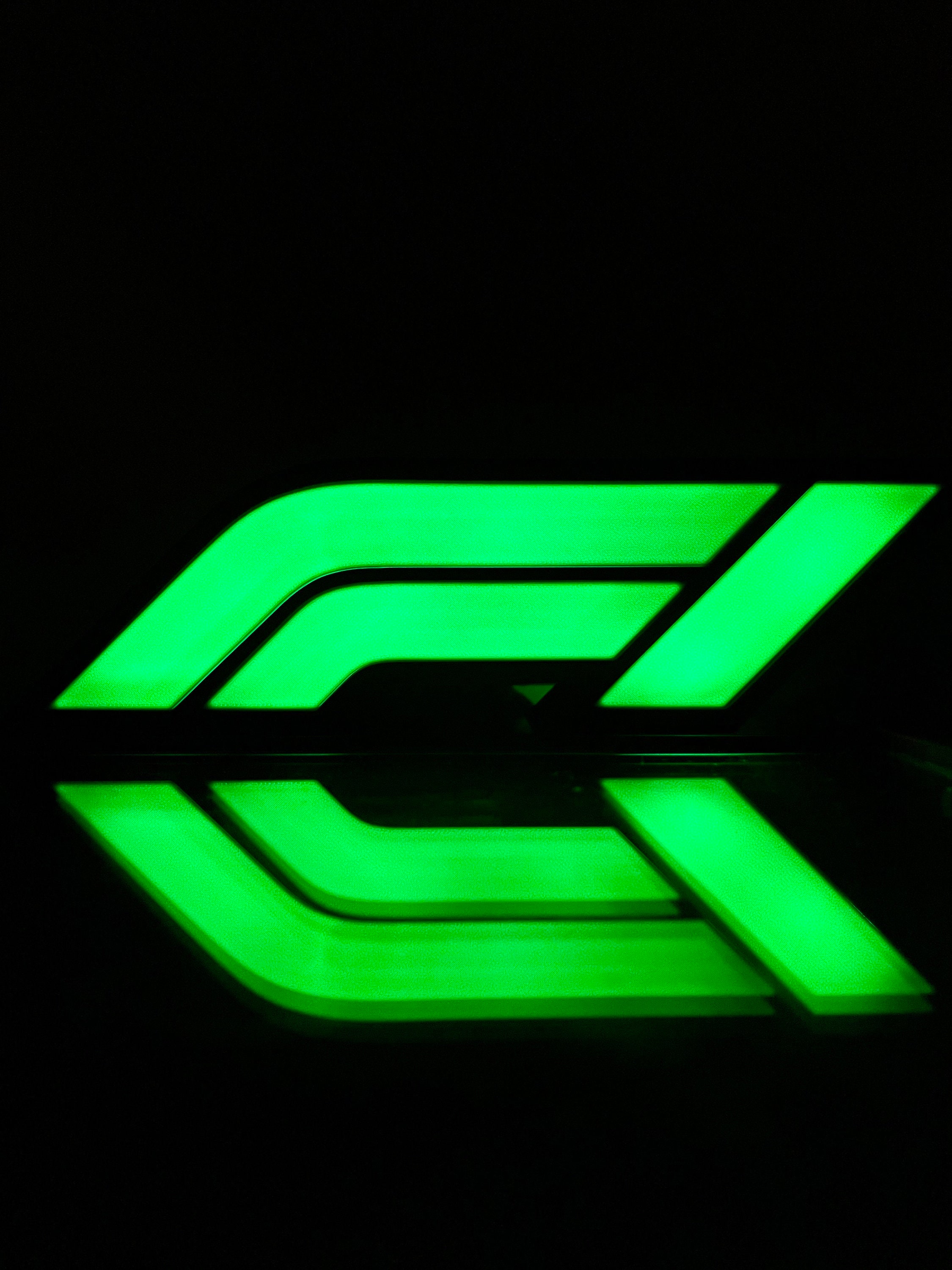 Boîte lumineuse avec logo F1 Décoratif Formule 1 Cadeau F1 Imprimé en ...