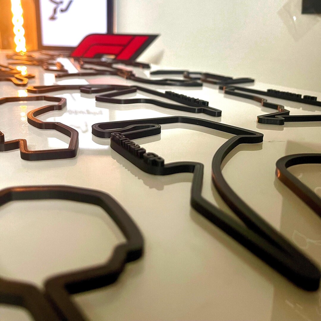 F1 Circuit Collection 21 3D Printed Tracks | Grand Prix Circuit | F1 ...