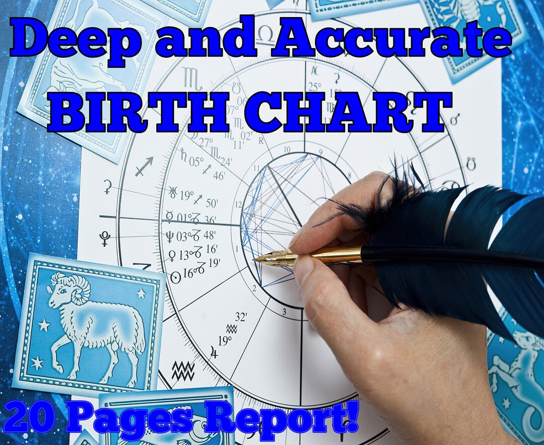 BIRTH CHART, Natal Chart, Professional Horoscope, Zodiac Analysis ...