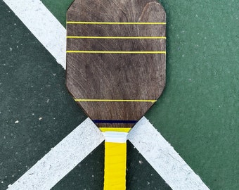 Classic Handcrafted Wooden Pickleball Paddle - Etsy