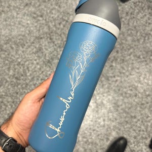 Personalized Birth Flower Owala Tumbler: Bridesmaid Proposal Gift - Etsy