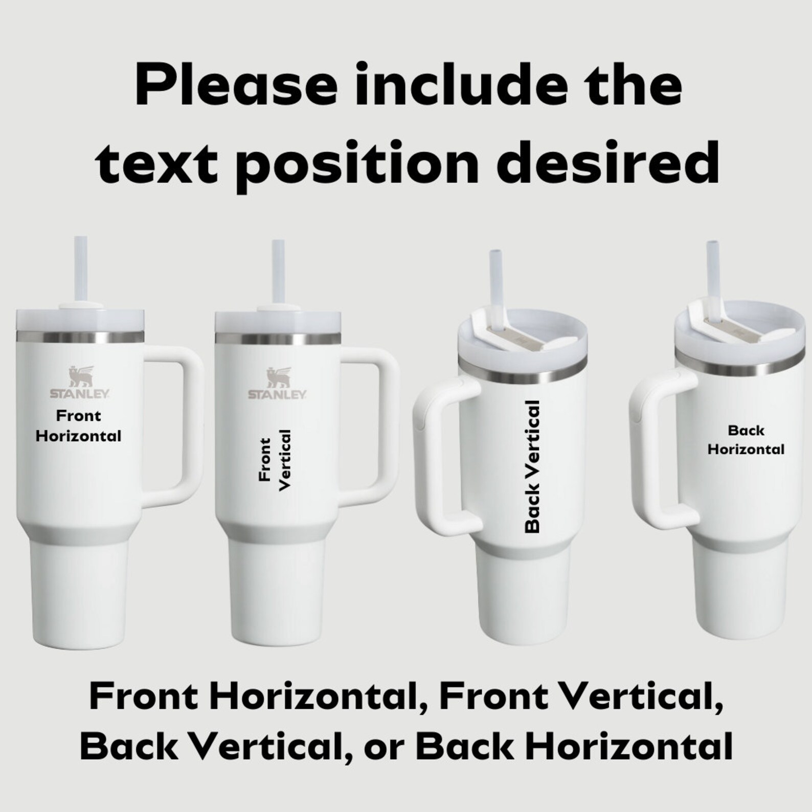 Name Engraved Stanley Laser Engraved Cup Tumbler Custom Laser Engraved ...