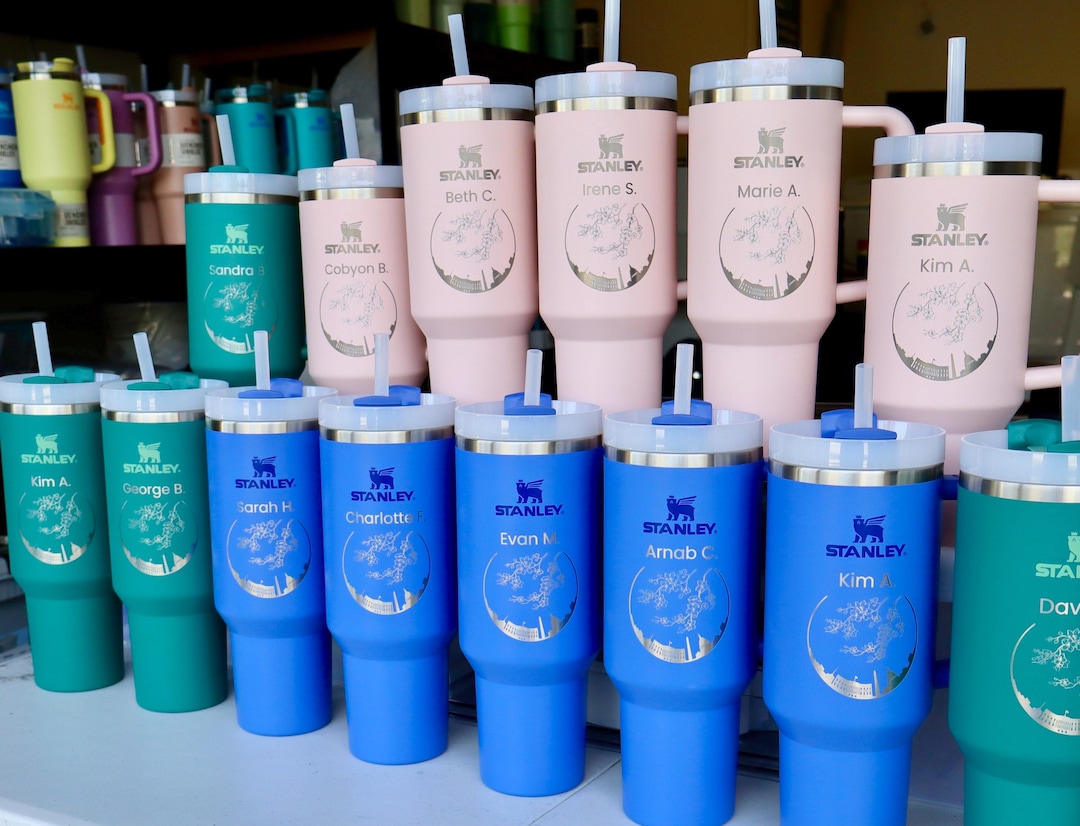 Customized Stanley Cup With Company Logo: Engraved Corporate Gift - Etsy