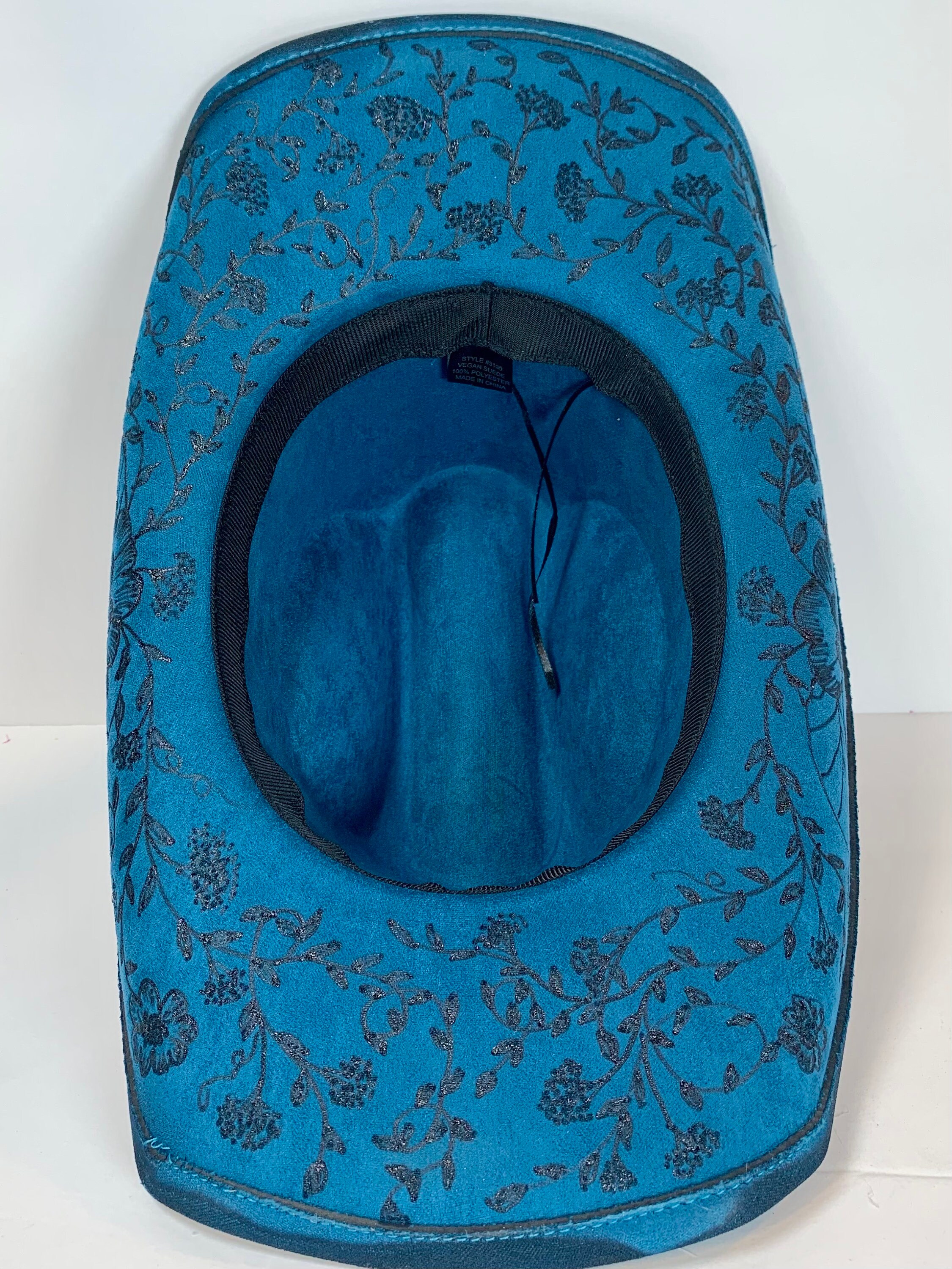 Burned Hat-pyrography Hat-vegan Suede Custom Cowboy Hat-cowgirl Hat ...