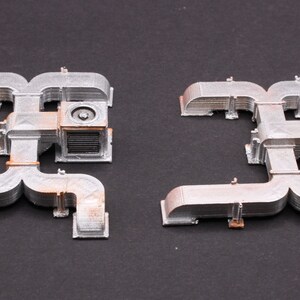 HO Scale 1:87 Set of 2 HVAC Ducts and AC, Roof Detail Accessory for ...