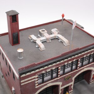 HO Scale 1:87 Set of 2 HVAC Ducts and AC, Roof Detail Accessory for ...
