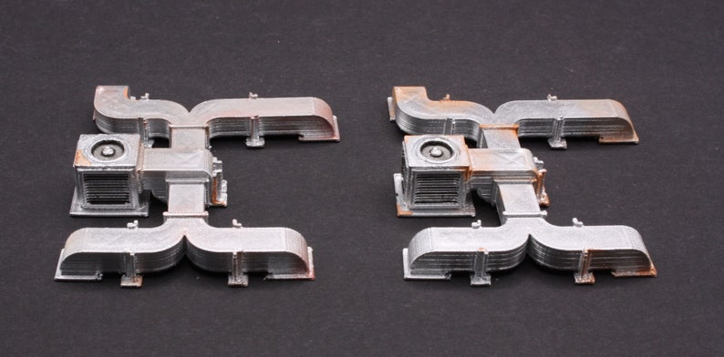 HO Scale HVAC AC Unit With Ducts, Weathered Roof Detail (set of 2) 1:87 ...