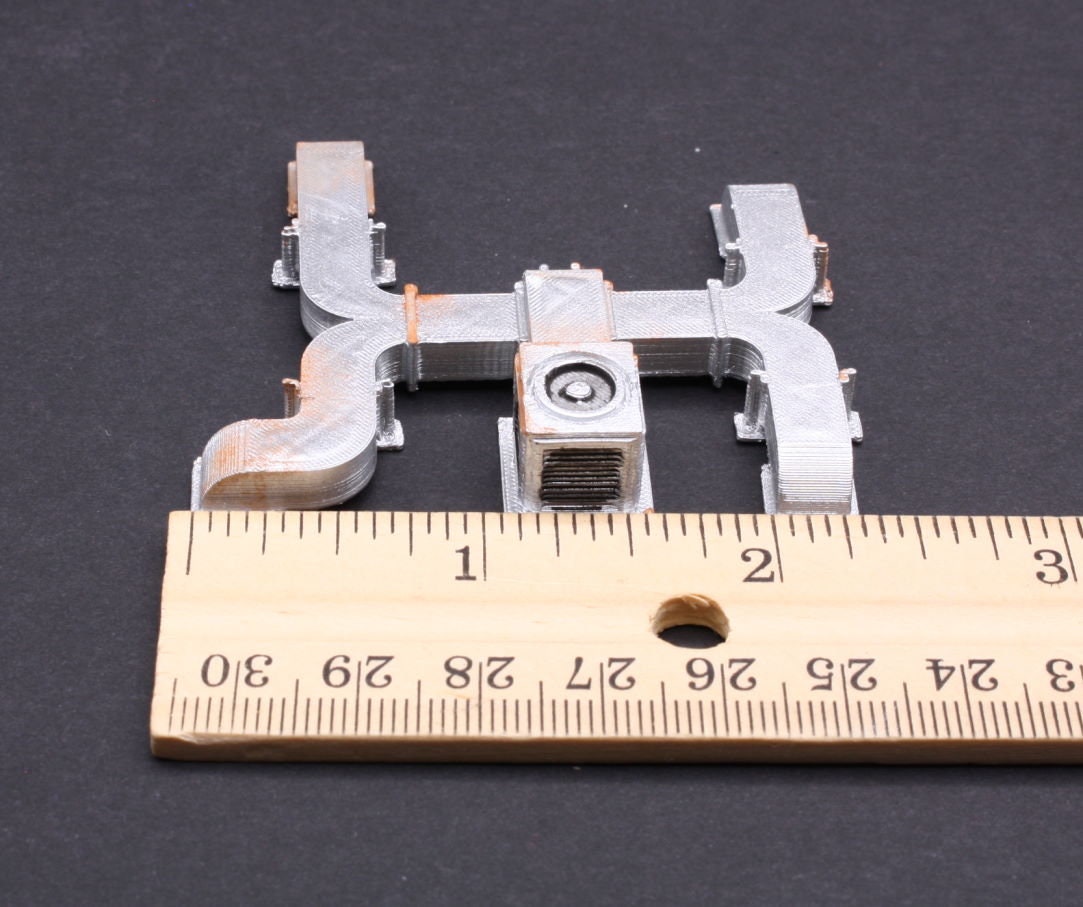 HO Scale 1:87 Set of 2 HVAC Ducts and AC, Roof Detail Accessory for ...