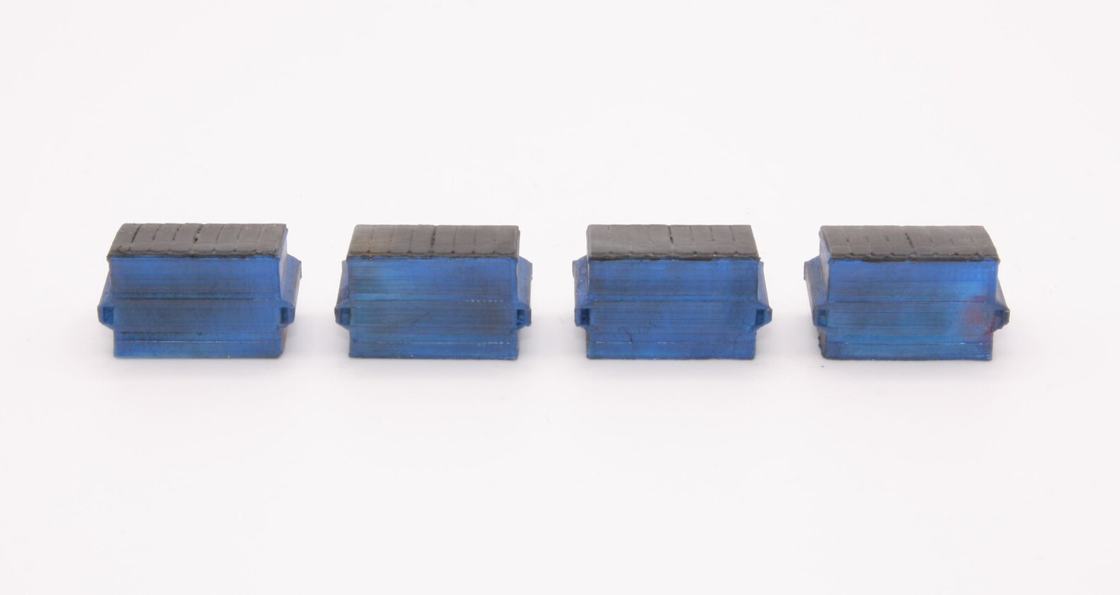 HO Scale 1:87 Set of 4 Commercial Garbage Dumpsters, New Painted ...
