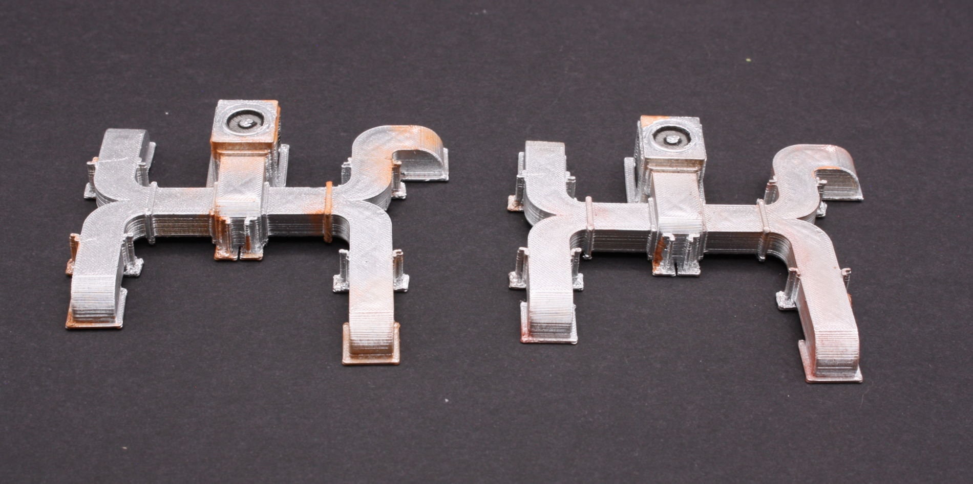 HO Scale HVAC AC Unit With Ducts, Weathered Roof Detail (set of 2) 1:87 ...