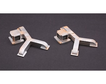 HO Scale HVAC AC Unit Set, Painted Weathered Roof Detail (2 Pieces) - Etsy