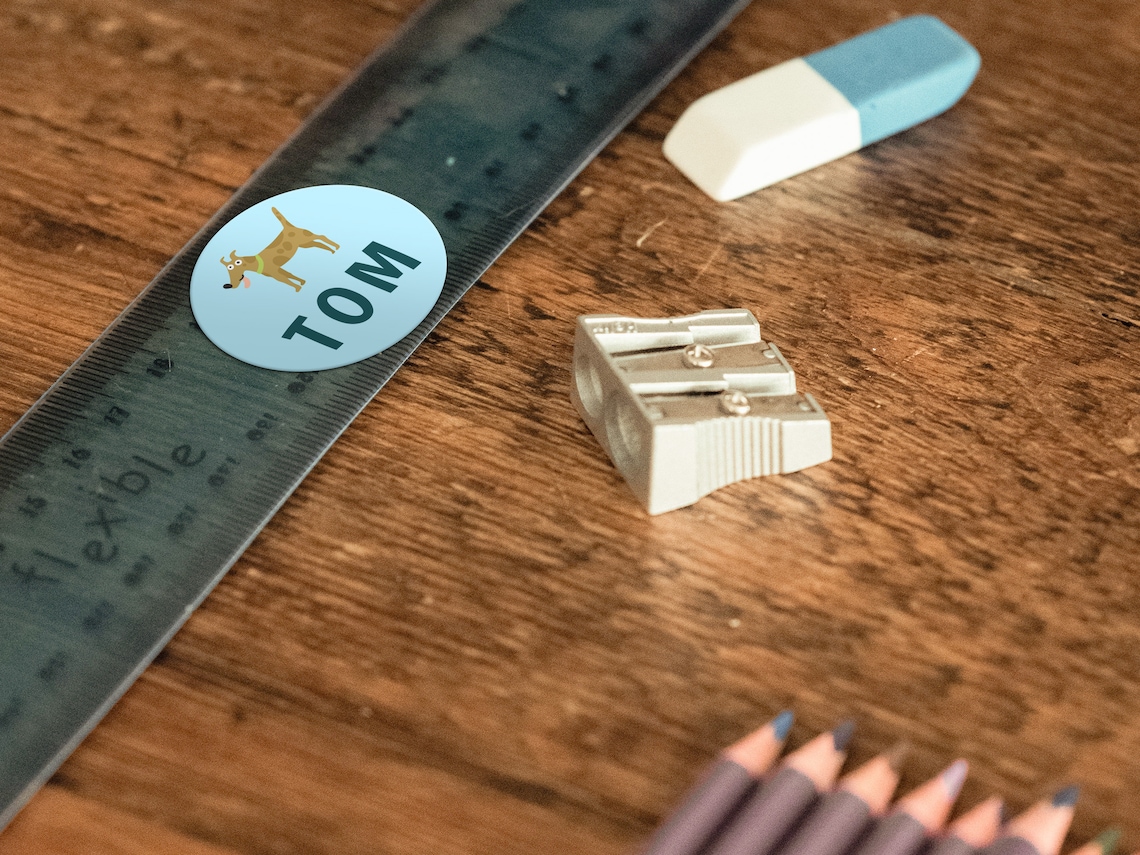 PASTEL Name Label | School/ DAYCARE Supply Labels | Digital Download ...