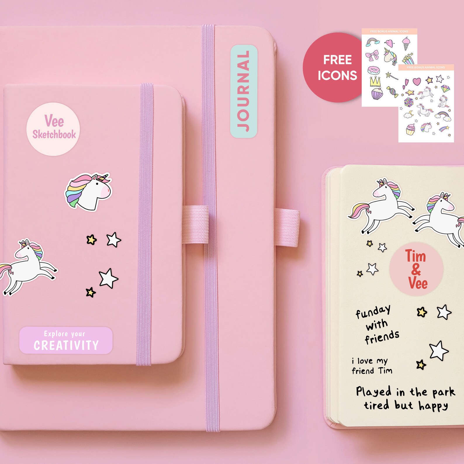 Pastel Pink School Supply Labels / Name Labels for School Supplies ...