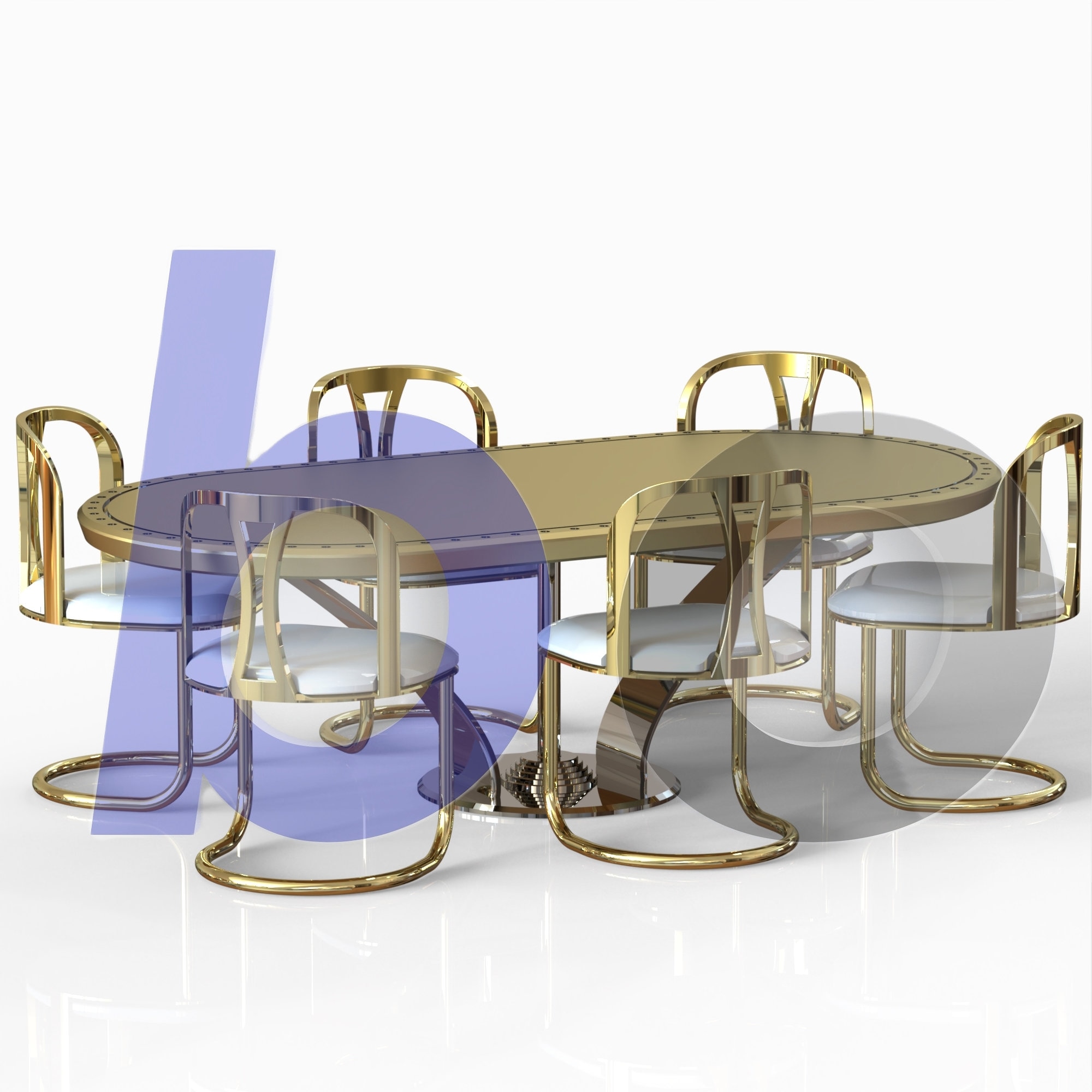 1:12 Scale Dining Table & Chair Furniture Miniature Dollhouse DIY STL ...