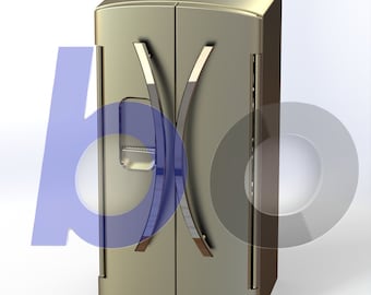 1/12 Scale Miniature Refrigerator Digital STL File Digital Download - Etsy