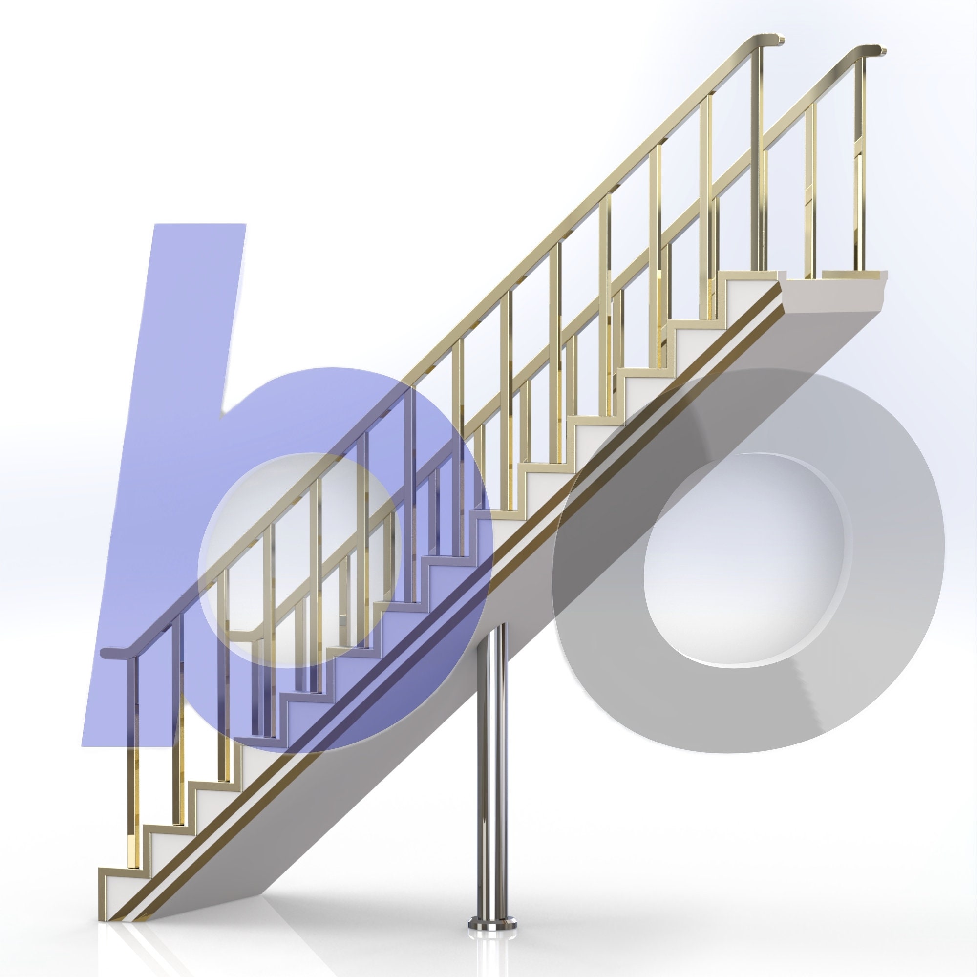 1:12 Scale Stair Interior Staircase Inner Steps Miniature Dollhouse DIY ...