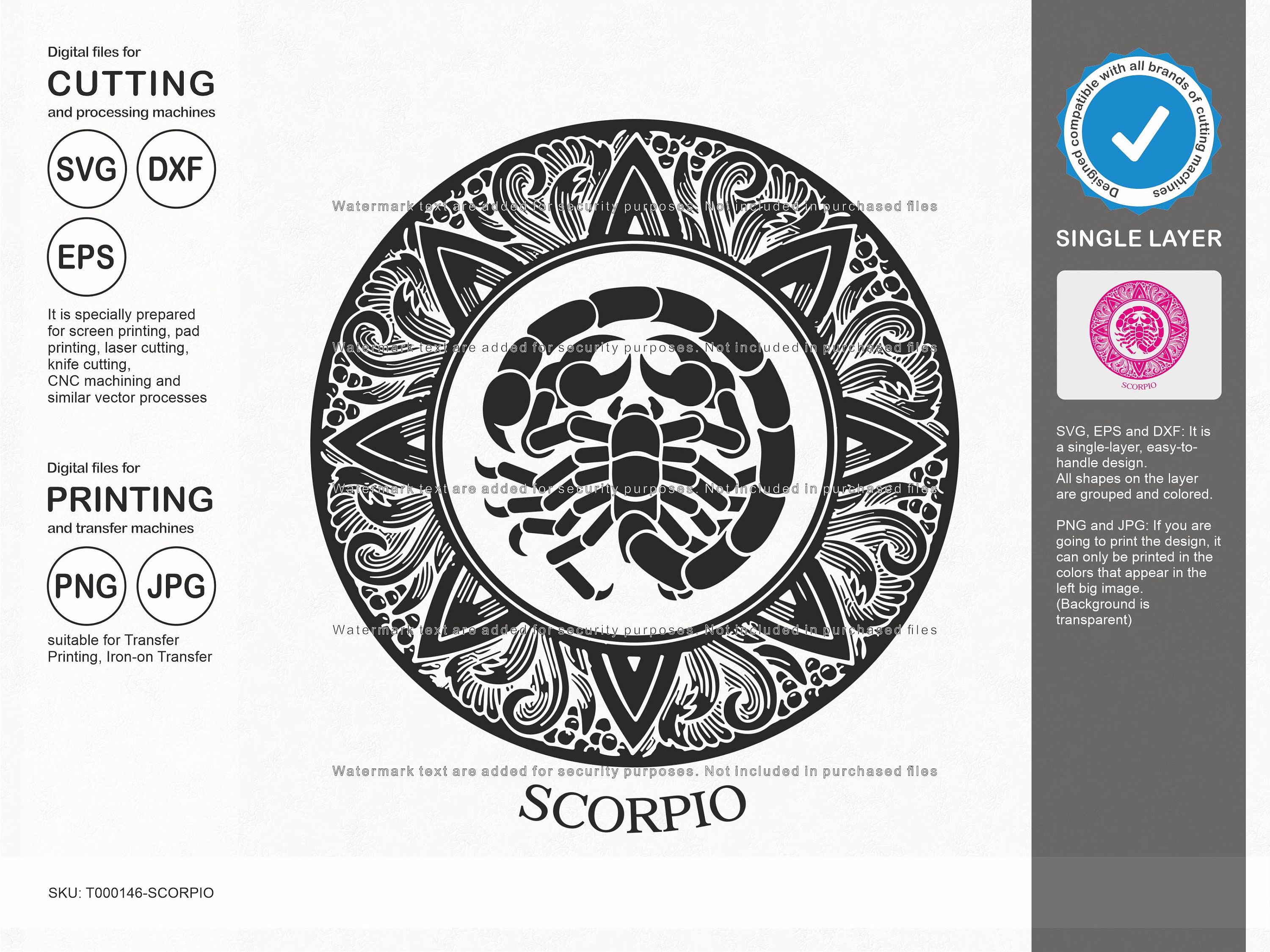 Scorpio Svg Scorpion Zodiac Symbol Svg Scorpio Zodiac Sign - Etsy