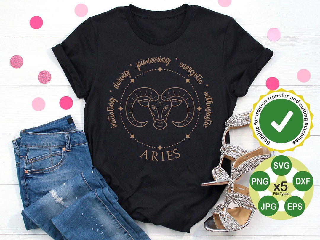 Aries Svg Horoscope Svg Zodiac Svg Astrological Svg Birth - Etsy